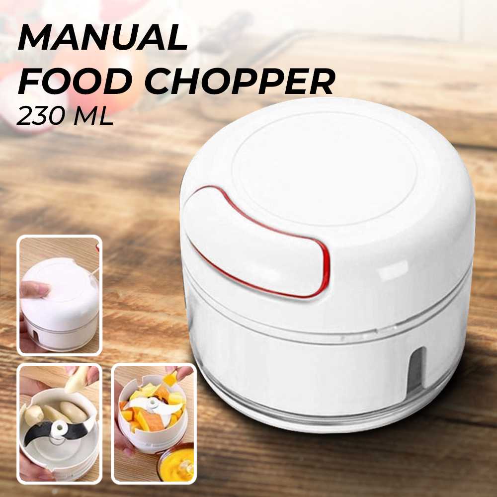 Jual MKKK Food Chopper Manual Penggiling Bumbu Easy Operation 230ml ...