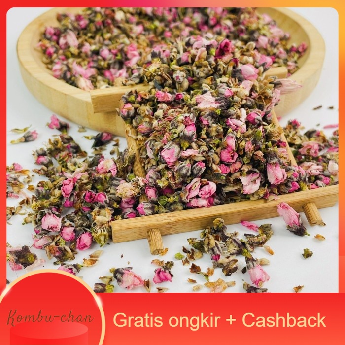 Jual Dried Peach Blossom Tea / Teh Bunga Persik | Kombu-chan Tisane ...