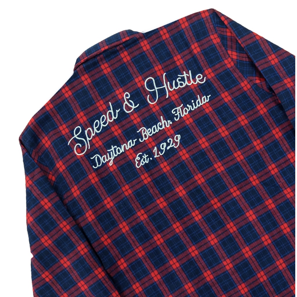 Jual Von Dutch Flannel 0938 Red | Shopee Indonesia