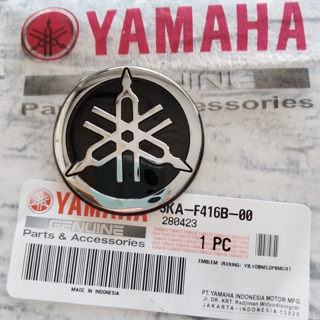 Jual Emblem Tangki RX King Silver 3KA-F416B-00 Asli Yamaha | Shopee Indonesia
