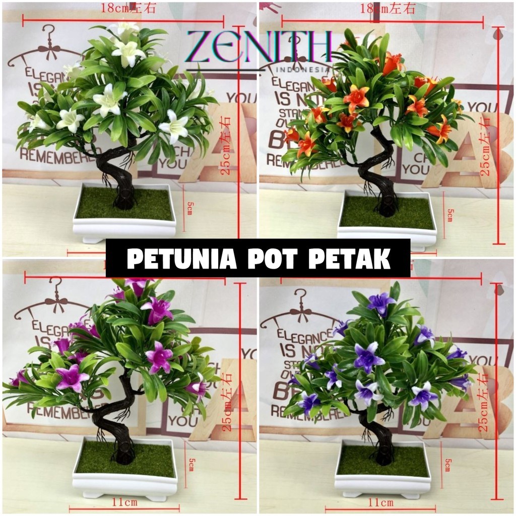 Jual Zenith - Pajangan Bunga Petunia Artificial Dekorasi | Shopee Indonesia