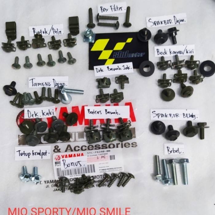 Jual baut full body Yamaha Mio sporty/baut full body Mio lama | Shopee ...