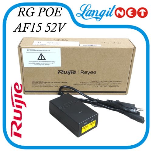 Jual RUIJIE REYEE RG POE AF15 52V ADAPTOR 15.6W | Shopee Indonesia