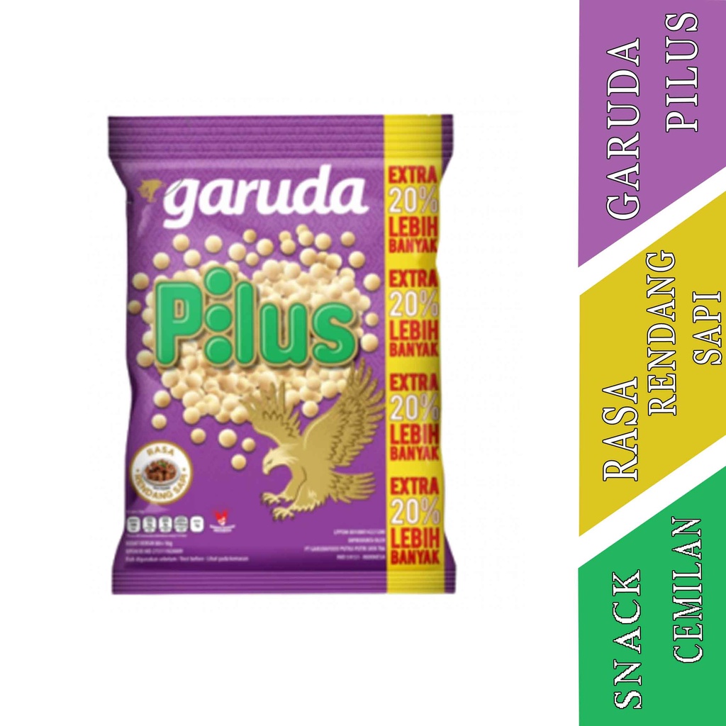 Jual Rasa Rendang Sapi - Pilus Garuda - Snack Cemilan - 80gr | Shopee ...