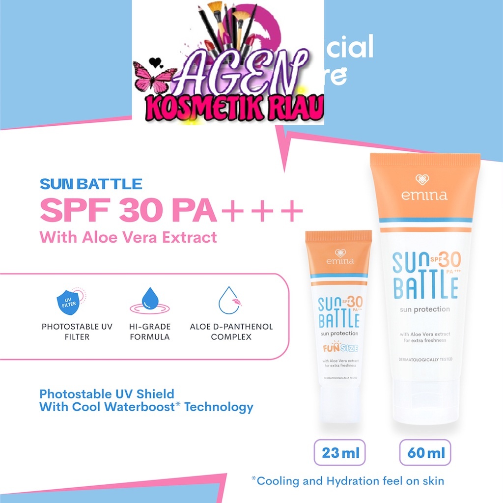 Jual Emina Sun Battle SPF 30 PA+++ - Sunscreen Pelindung dari Sinar Matahari + UV | Shopee Indonesia