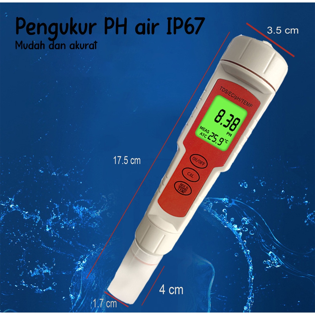Jual Alat Ukur Uji PH Meter Digital Air Minum Akuarium Tester Keasaman ...