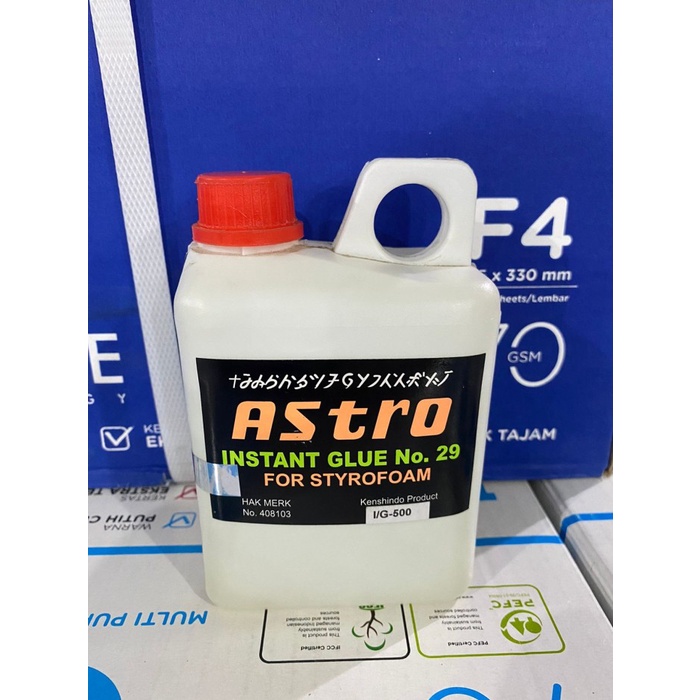 Jual Lem Astro Gabus Styrofoam Kertas Serbaguna / Instant Glue 500ml 1 ...