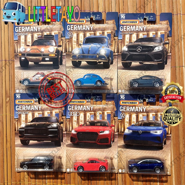 Jual Matchbox Germany E Series Set 6 Pcs Mercedes Benz Porsche 911 ...