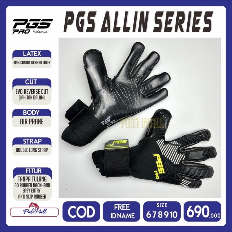 Jual FREE ID NAMA NEW PGS PRO ALL IN SERIES TERBARU 2022 GLOVE SARUNG ...