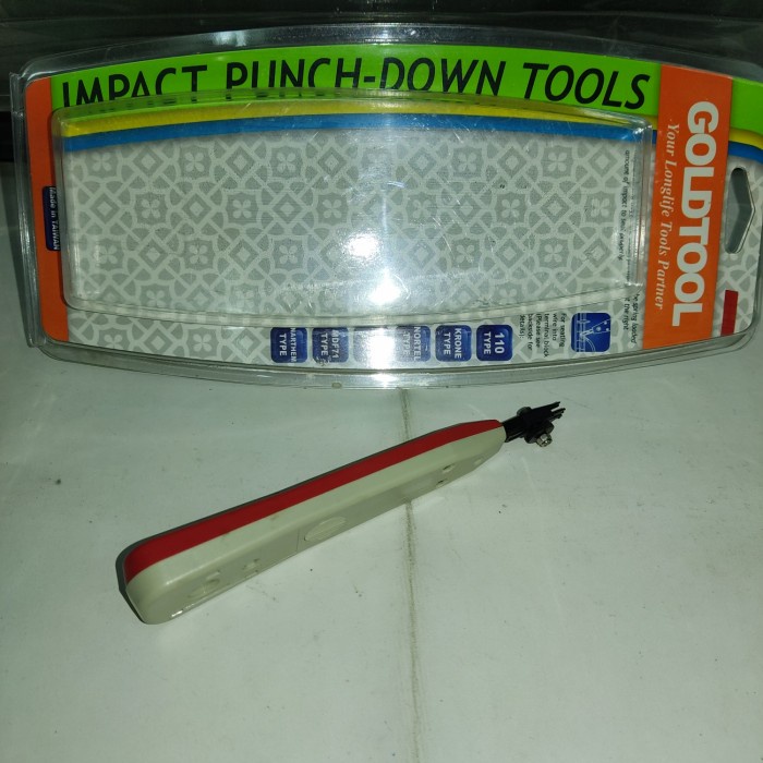 Jual Goldtool TTB-330 Insertion tool for 100 pair MDF71 Terminal Block ...