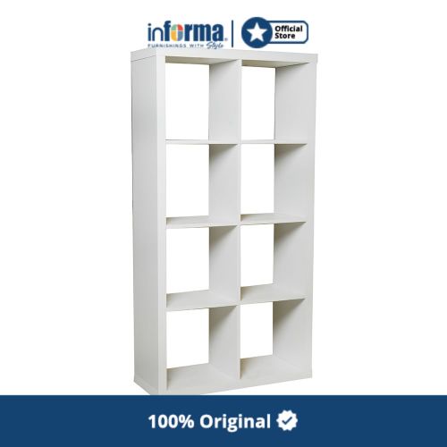 Jual Informa Kubos Rak Buku 8 Kompartemen - Putih Bookshelf Books ...