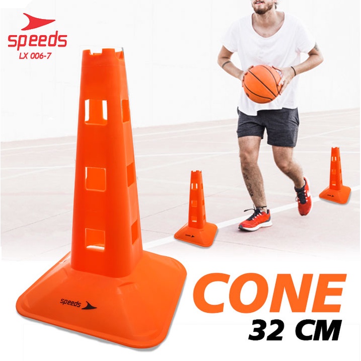 Jual SPEEDS Cone Kerucut 32 Cm Cones Alat Training Marker Sepak Bola ...