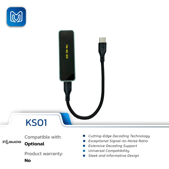Jual F.Audio KS01 ES9308Q2M ES9603Q AMP Portable USB Type-C DAC / Amplifier | Shopee Indonesia