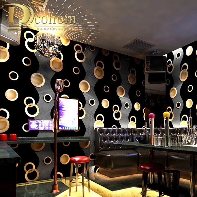 Jual WALLPAPER DINDING MURAH / WALLPAPER STICKER MOTIF BULAT GOLD DASAR ...