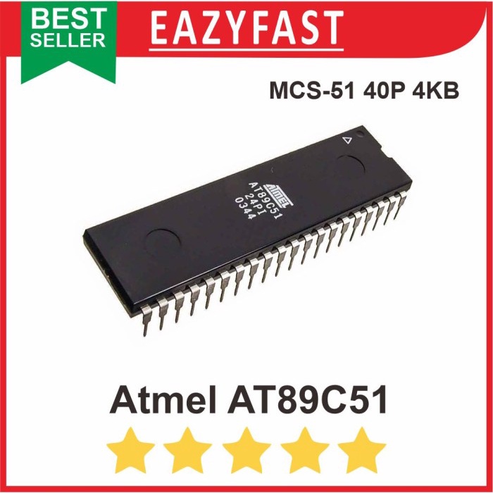 Jual IC Atmel AT89C51 AT 89C51 MCS51 MCS 51 Chip Micro Mikro Program uC | Shopee Indonesia