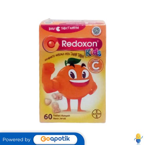 Jual Redoxon Kids Vitamin C Botol 60 Tablet | Shopee Indonesia