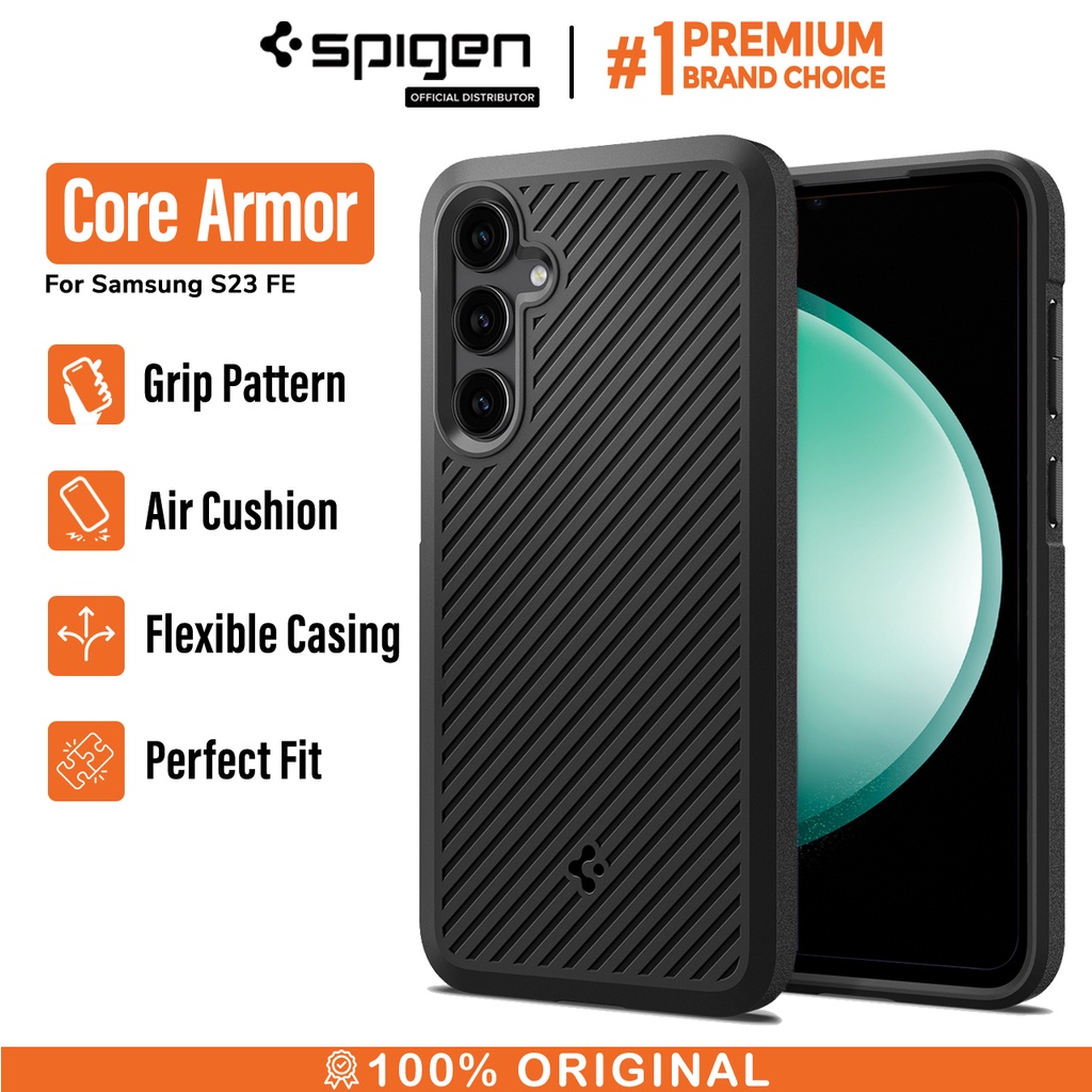 Jual Case Samsung Galaxy S23 FE Spigen Core Armor Matte Soft Casing Cover | Shopee Indonesia