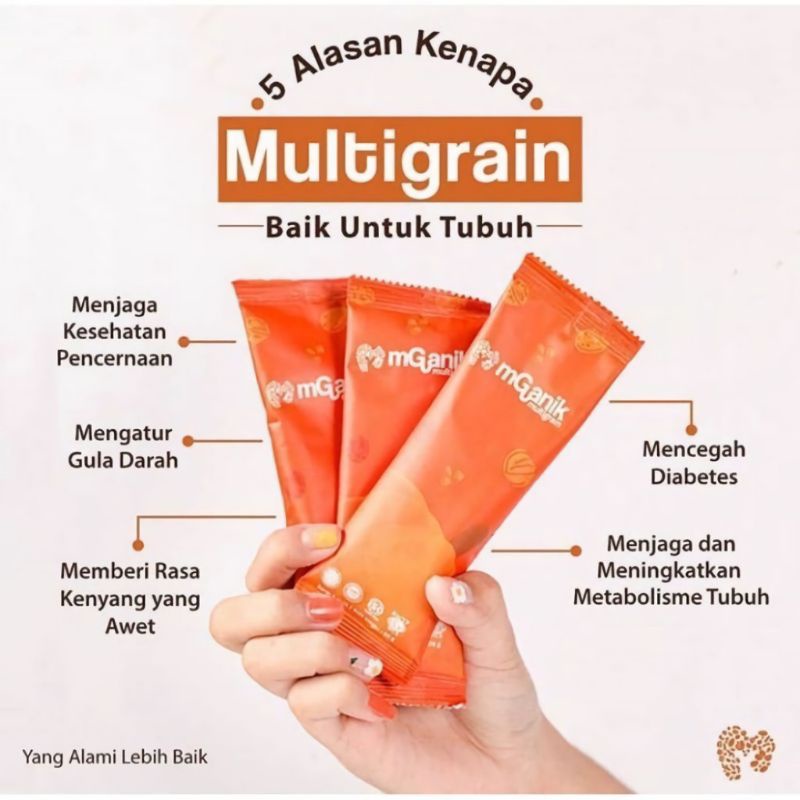 Jual MULTIGRAIN MGANIK Ecer (1 pcs) Sachet Satuan Official Distributor ...