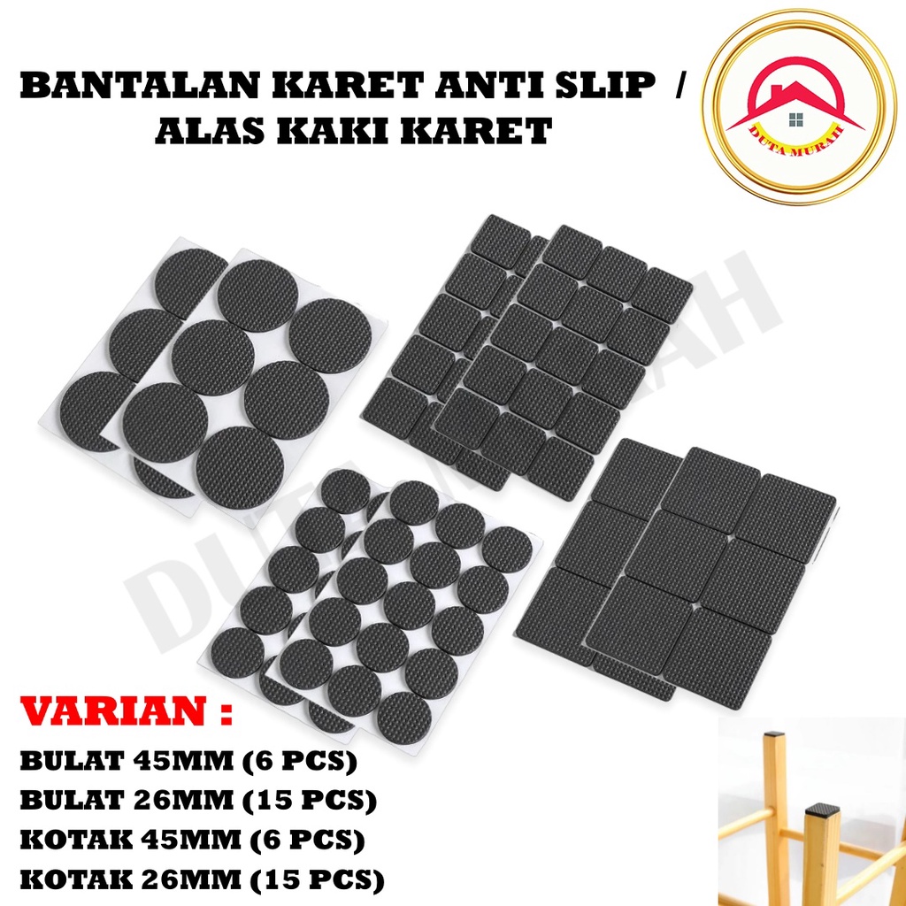 Jual Karet Alas Kaki Meja Kursi Funiture Anti Slip Bantalan Karet Karet ...