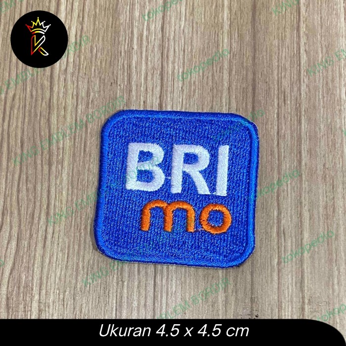 Jual Badge BRIMO/PATCH Bri/emblem bordir Brimo/logo Bri/kualitas ...