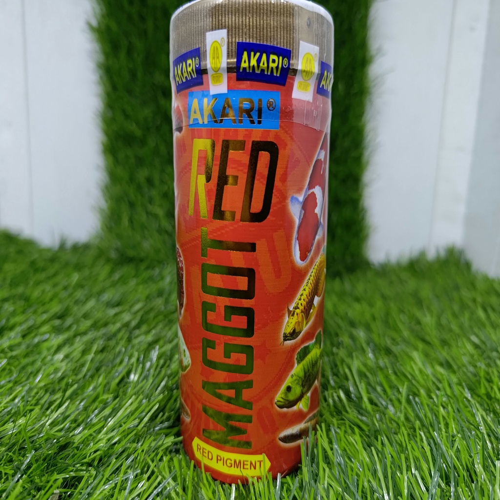 Jual Makanan Ikan AKARI RED MAGGOT 40 Gr Maggot Kering Pakan Ikan Merah ...