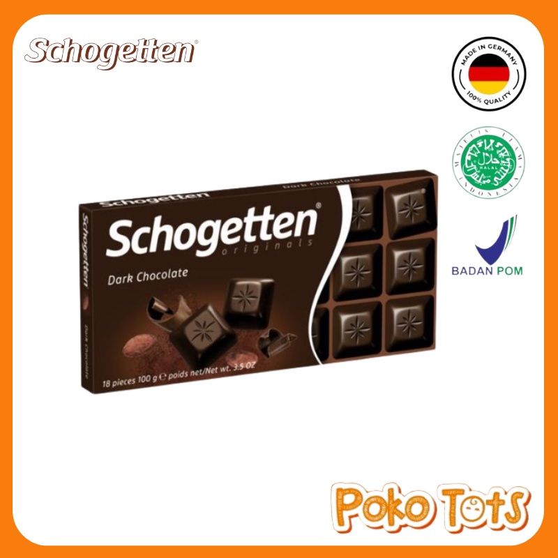 Jual Schogetten Dark Chocolate 100gr Cokelat Batang Original Germany JB ...