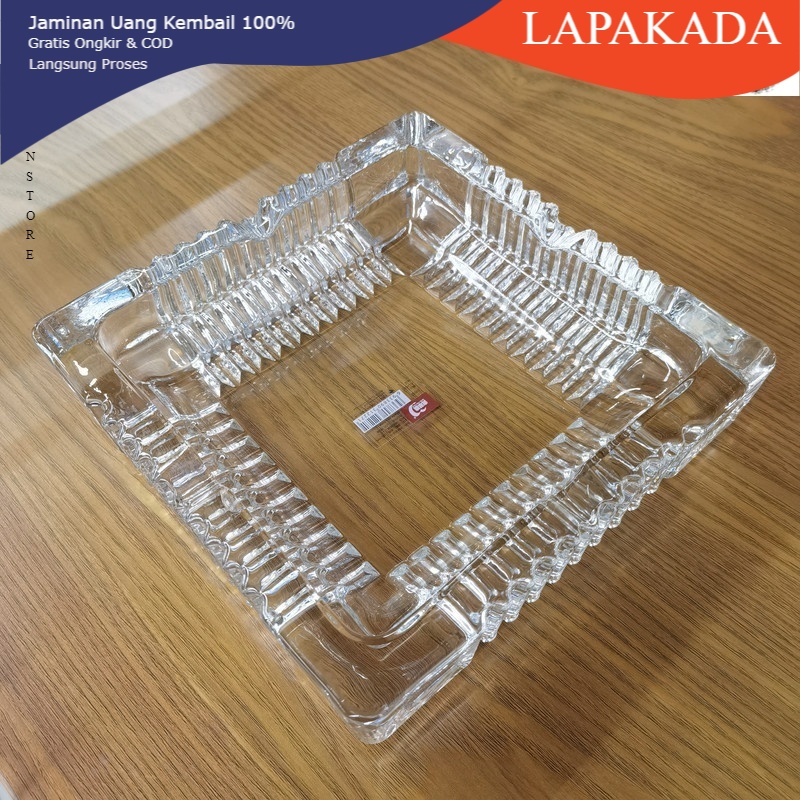 Jual Glass Ashtray/Asbak Kaca/Asbak Crystal/Asbak Rokok Beling Tebal ...