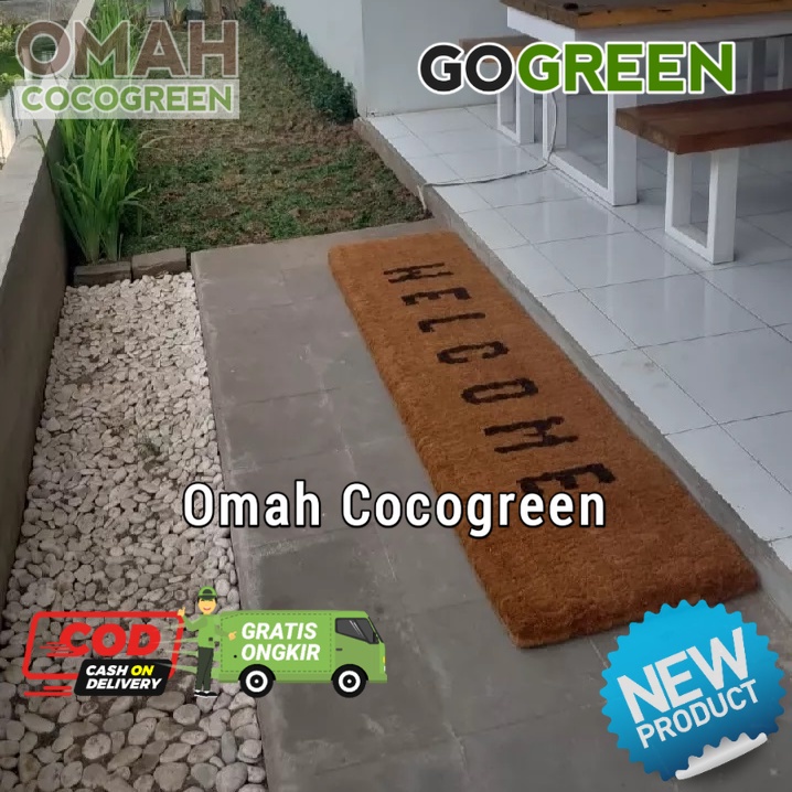 Jual (COCOGREEN) 2 METER Keset Welcome Serabut Kelapa Tebal Halus ...