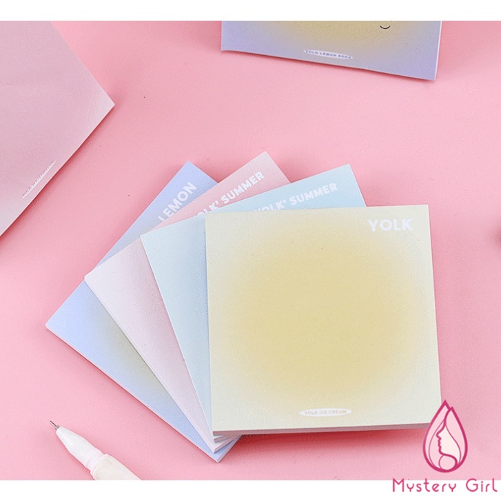 Jual Sticky Notes Simple Memo Tempel Gradient Summer Color 50 Lembar ...