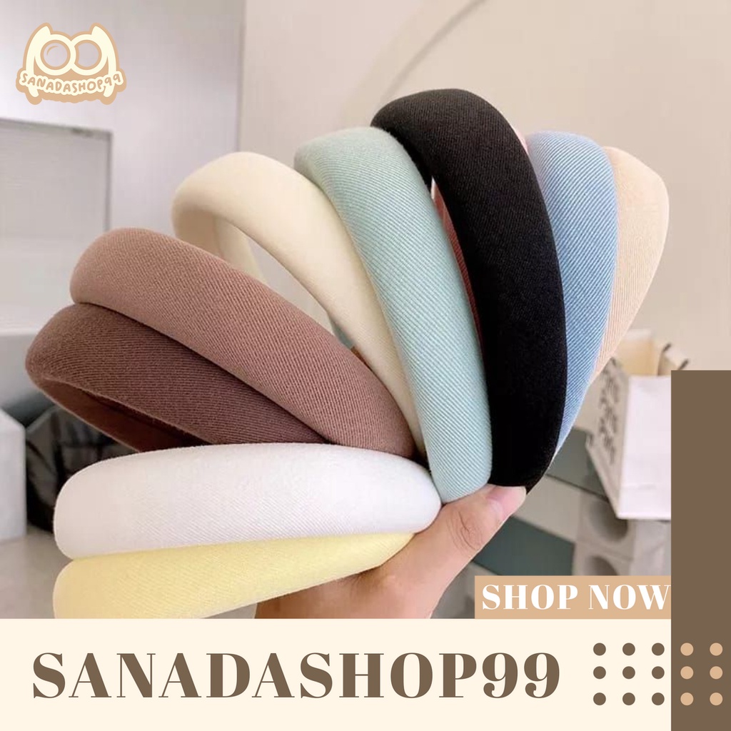 Jual (ACC118) Bando Kain Tebal Bando Wanita Warna Pastel HeadBand ...