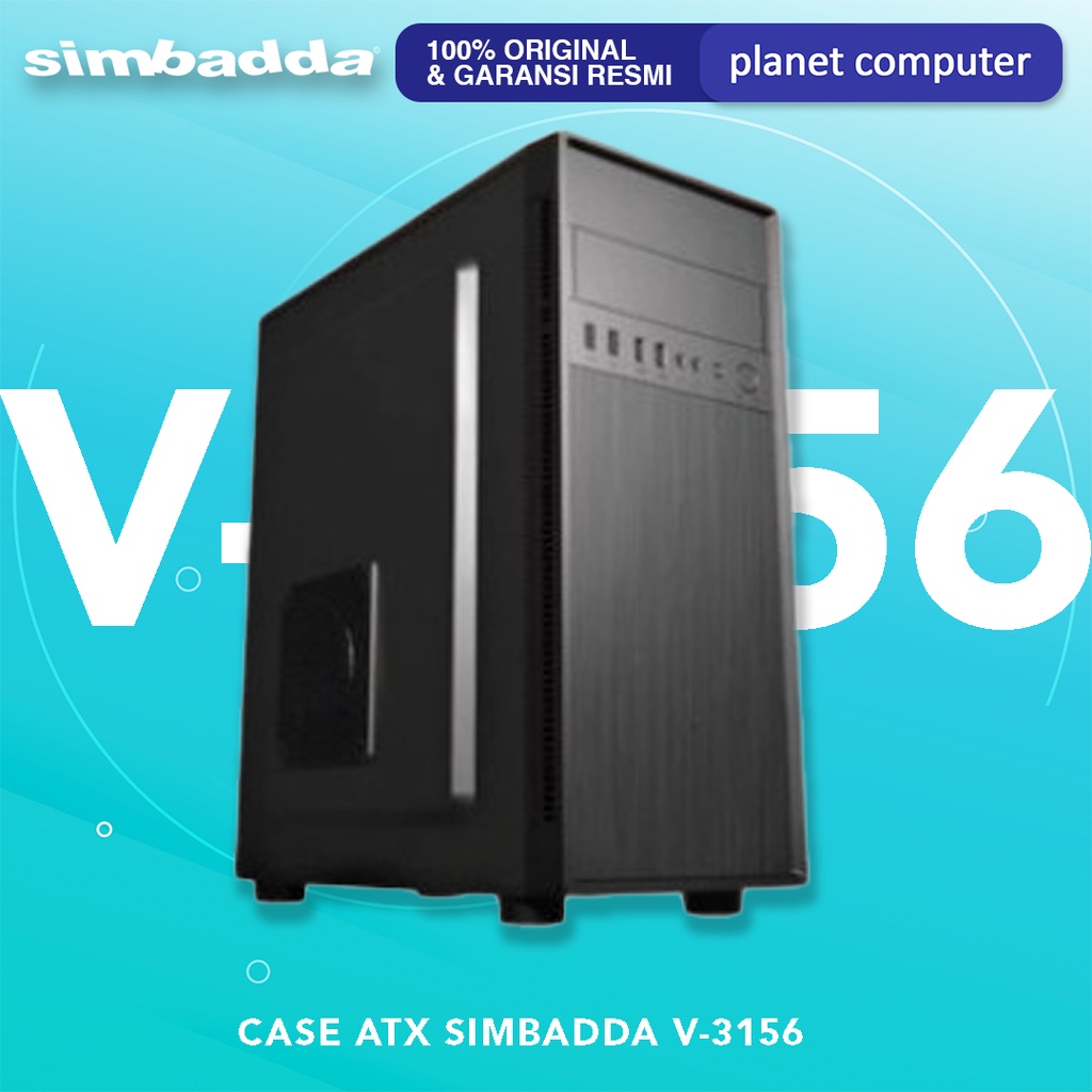 Jual Casing PC Simbadda Sim V 3156 Include Psu 380w | Shopee Indonesia