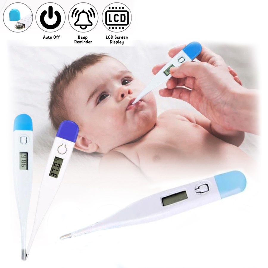 Jual Pengukur Suhu Badan Thermometer Digital Ketiak Demam Bayi Anak ...