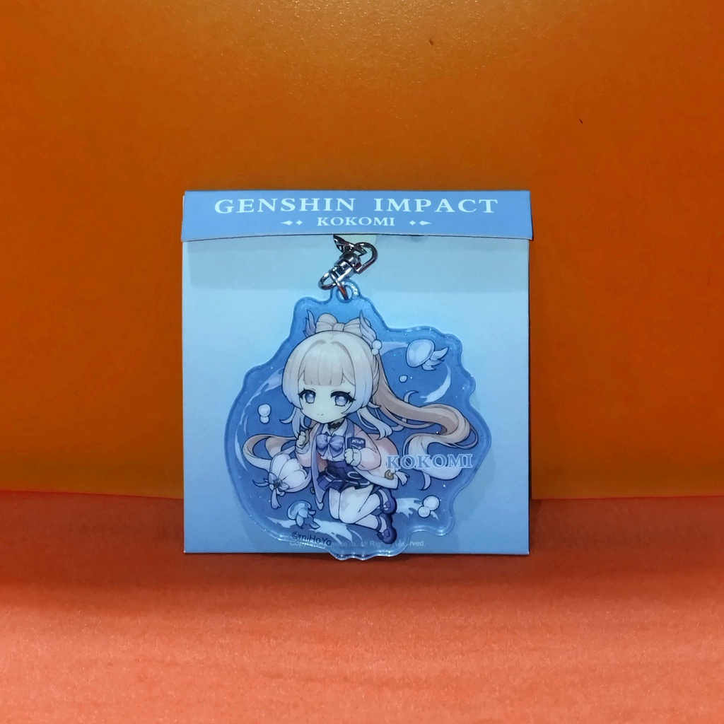 Jual Kamisato Ayaka Outing Theme Series Q version Character Acrylic Key ...