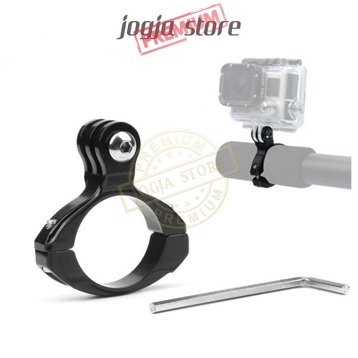 Jual Mounting GoPro HandleBar Sepeda Bike Mount Sepeda Action Cam Mi Yi ...