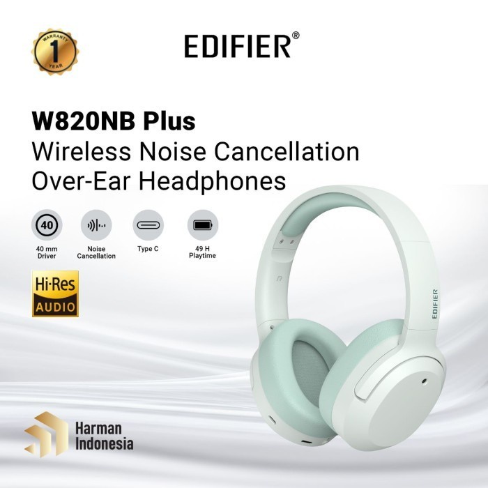 Jual EDIFIER W820NB 820NB PLUS Wireless Bluetooth 5.2 Hi-Res Headphone ...