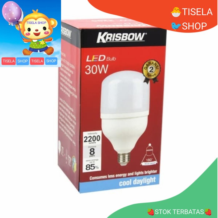 Jual Krisbow Bohlam Led High Power 30w - Cool Daylight / lampu bohlam ...