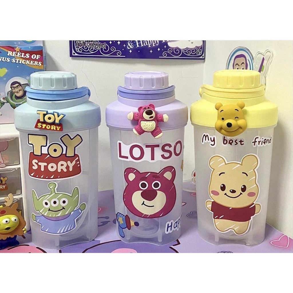 Jual BOTOL MINUM ANAK KUALITAS PREMIUM KARAKTER LOTSO TOY STORY 500ML ...