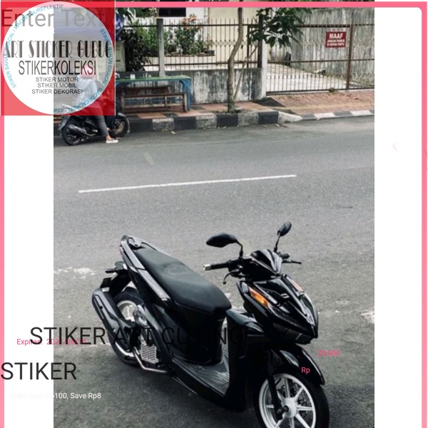 Jual stiker cutting sticker sein ala Vietnam Vario new keren stiker ...