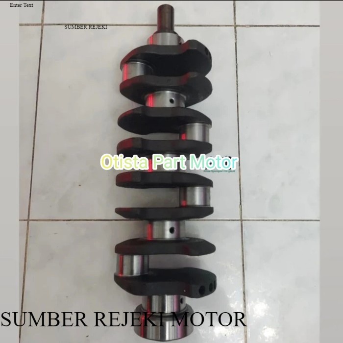 Jual CRANKSHAFT KRUK AS ISUZU ELF NHR55 NKR55 NKR 55 NHR 55 TURBO 4JB1T ...