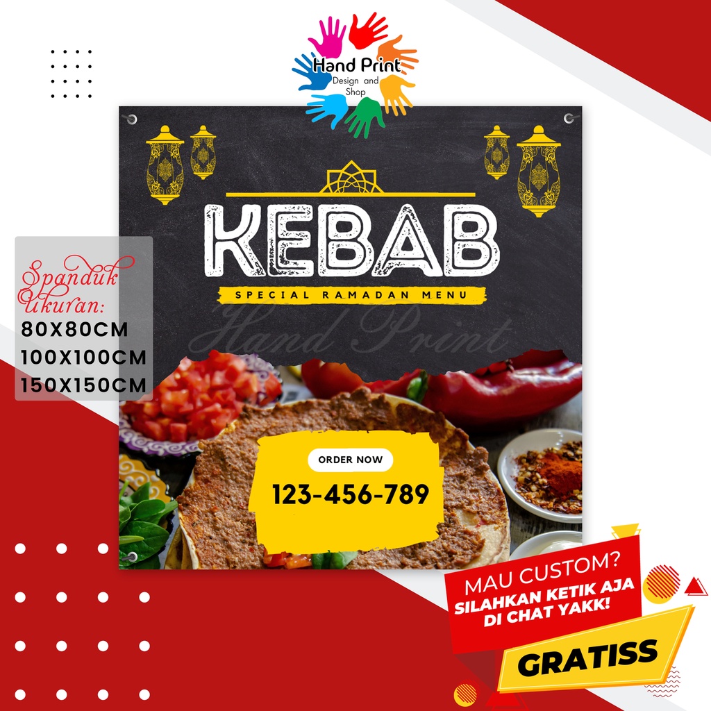 Jual Cetak Spanduk Banner Jualan Kebab Turki Promo Kebab B MMT Spanduk ...