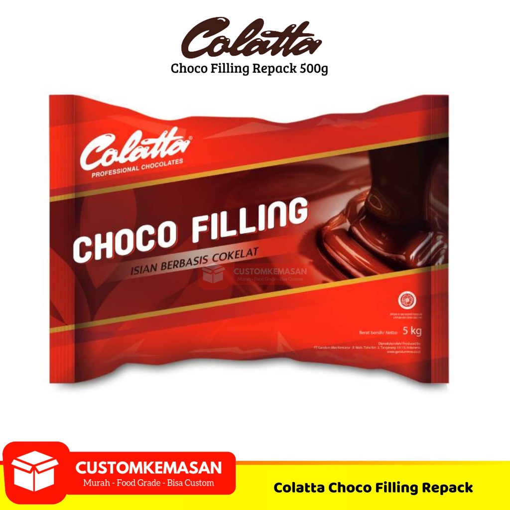 Jual Colatta Choco Filling Repack 500g/ Filling Coklat / Coklat Collata ...