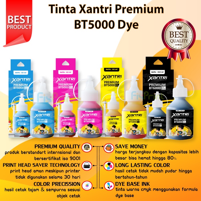 Jual Tinta 100ml Refill Printer Brother BT5000 BT6000 Compatible T310 ...