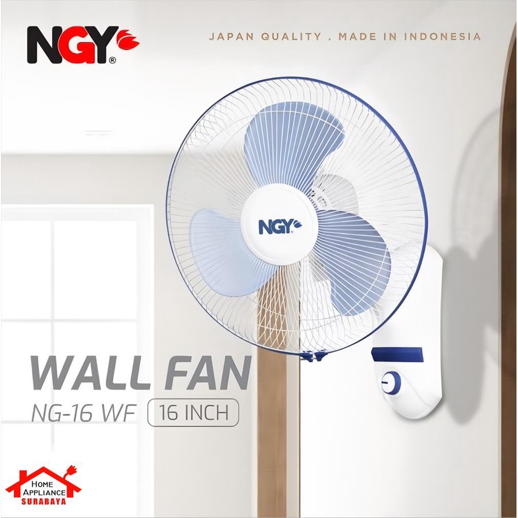 Jual NAGOYA Wall Fan - Kipas Angin Dinding 16 Inch NG-16WF / NG 16 WF ...