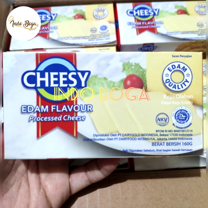 Jual cheesy edam cheese 160 gram / keju edam cheesy 160gr | Shopee ...