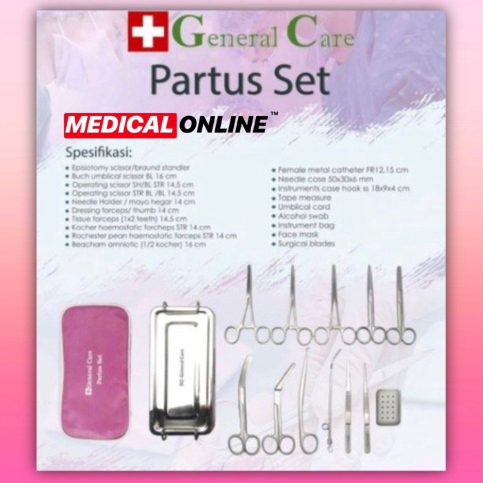 Jual PARTUS SET GENERAL CARE GC PARTUS SURGERY SET MEDICAL ONLINE ...
