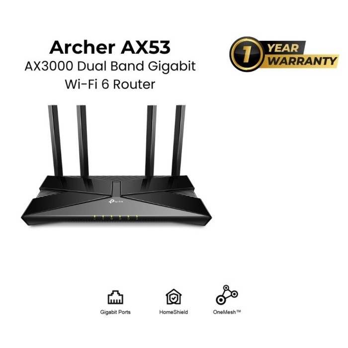 Jual TP-LINK Archer AX53 AX3000 Dual Band Gigabit Wireless WiFi 6 Router | Shopee Indonesia