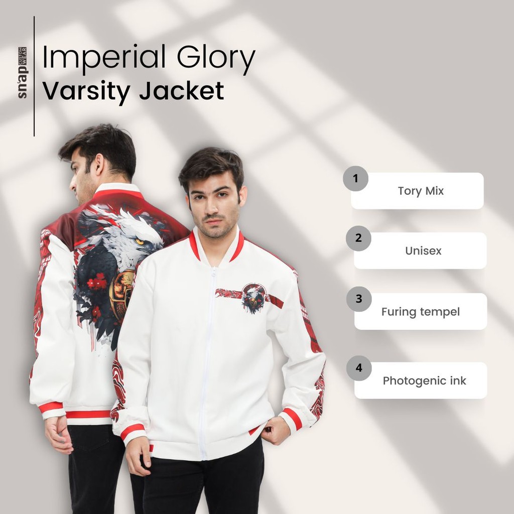 Jual SNAP | Varsity Jacket Imperial Glory | Shopee Indonesia