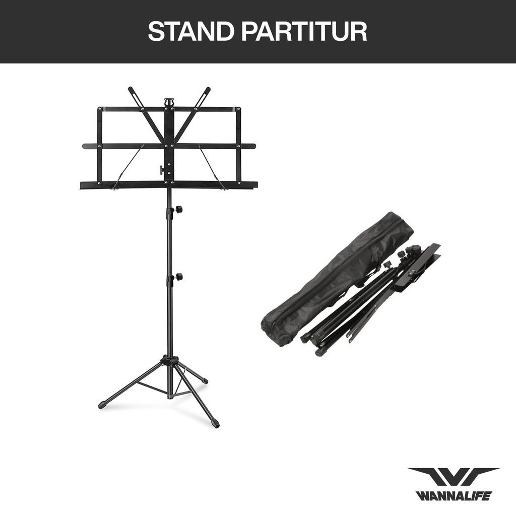 Jual Stand Partitur Wannafit | Tiang Music Sheets Musik Book Teks Lagu ...