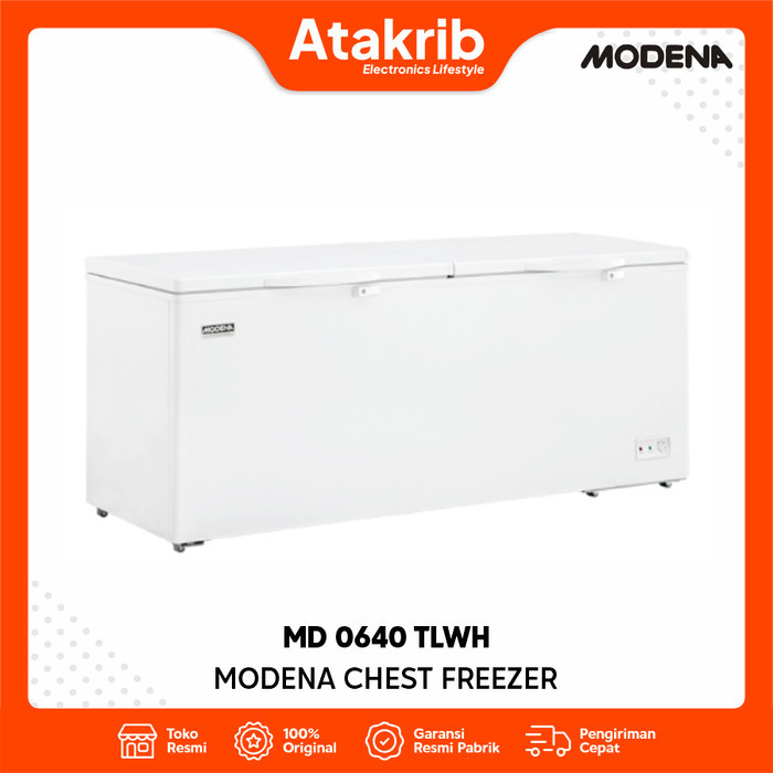 Jual MODENA CHEST FREEZER MD 0640 TLWH Kapasitas 640L | Shopee Indonesia
