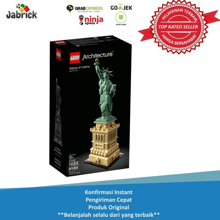 Jual LEGO 21042 ARCHITECTURE Statue of Liberty | Shopee Indonesia